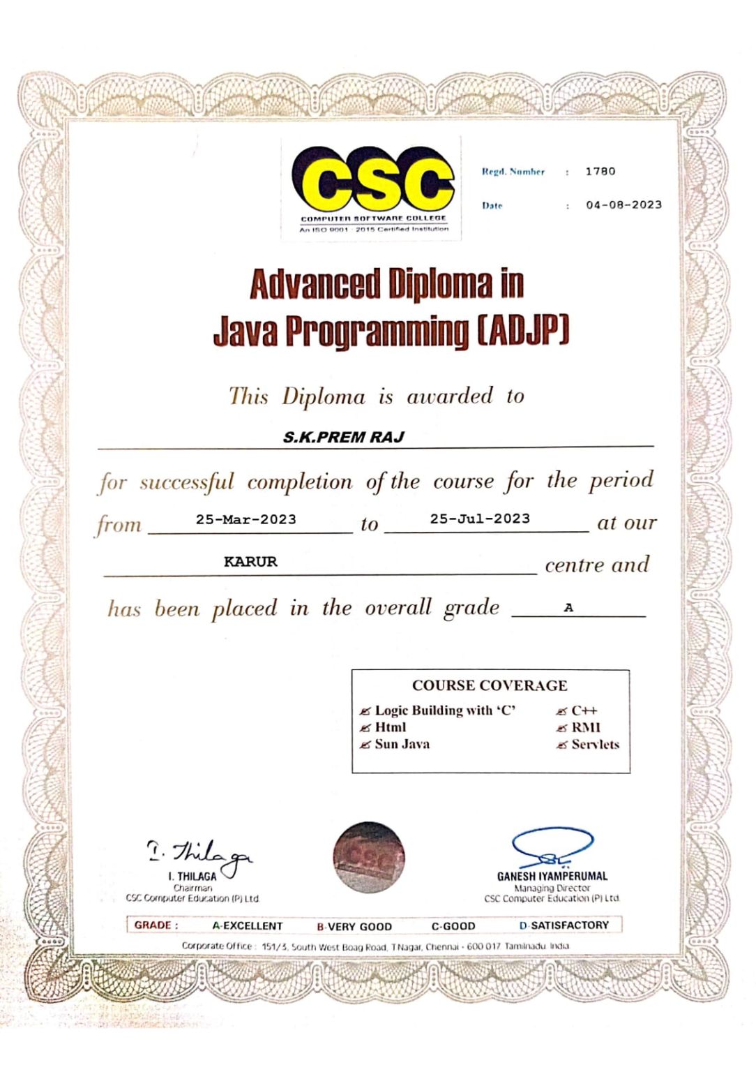 Finished ADGP with Java skills | PREM RAJ SELVAM KUPPUSAMY posted on ... Finished ADGP with Java skills | PREM RAJ SELVAM KUPPUSAMY posted on ...
