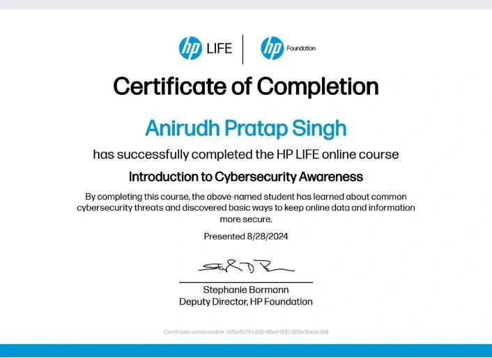 Anirudha Pratap Singh posted on LinkedIn Anirudha Pratap Singh posted on LinkedIn