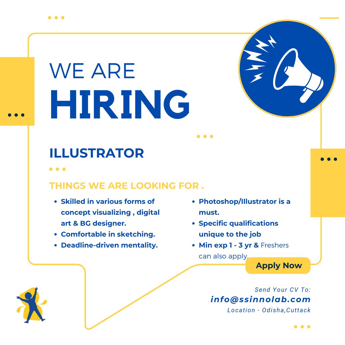 Rashmi Ranjan Sahoo(RRS) on LinkedIn: #hiringalerts #illustrator Rashmi Ranjan Sahoo(RRS) on LinkedIn: #hiringalerts #illustrator