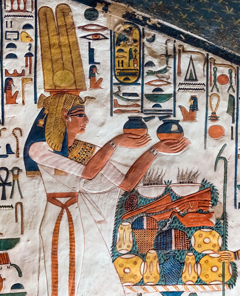 Medhat Omar on LinkedIn: Detail of a representation of Queen Nefertari ... Medhat Omar on LinkedIn: Detail of a representation of Queen Nefertari ...