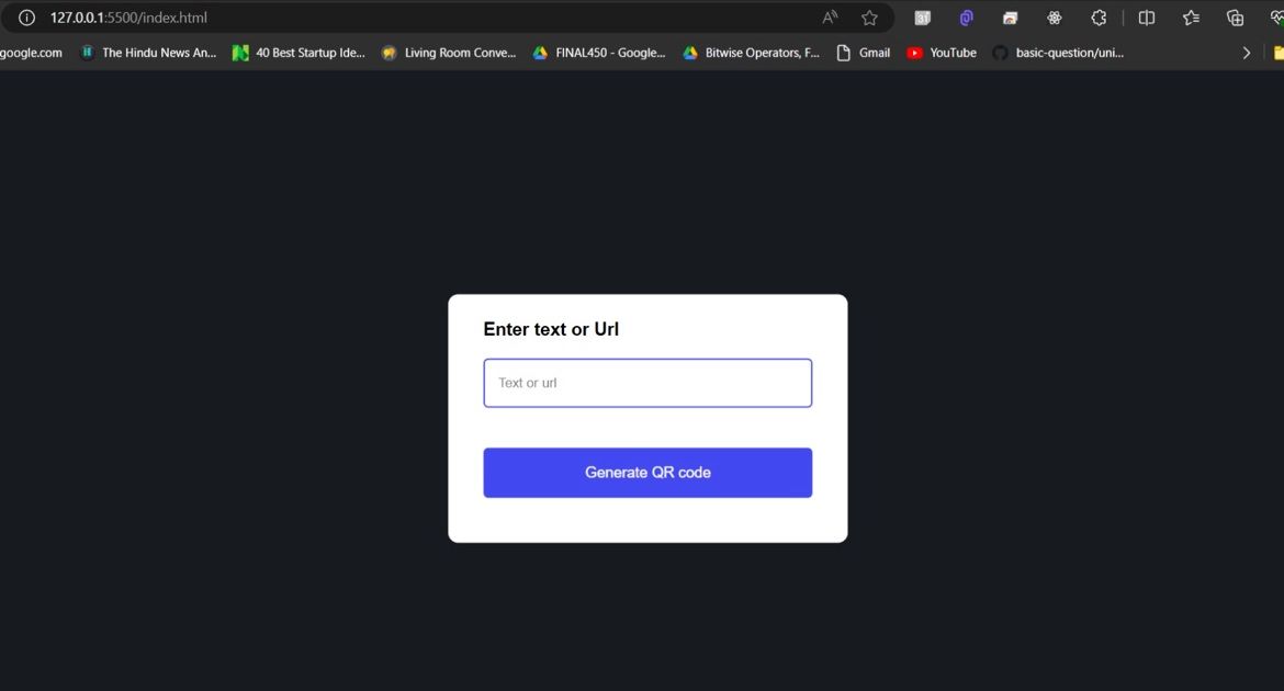Created a QR generator using QR api | Pravar Jain posted on the topic ... Created a QR generator using QR api | Pravar Jain posted on the topic ...