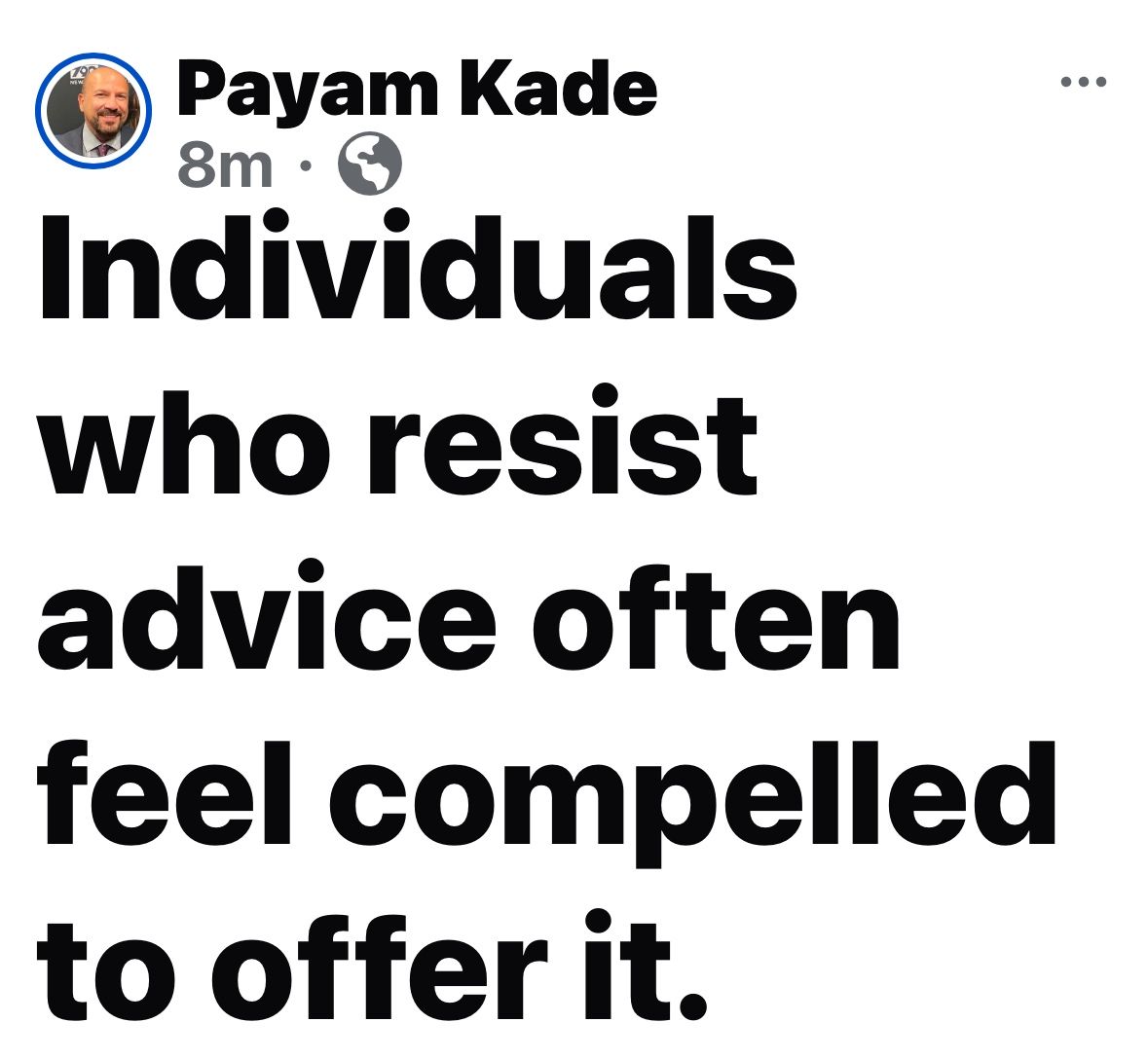 Dr. Payam T. Kade, PH.D. posted on LinkedIn Dr. Payam T. Kade, PH.D. posted on LinkedIn