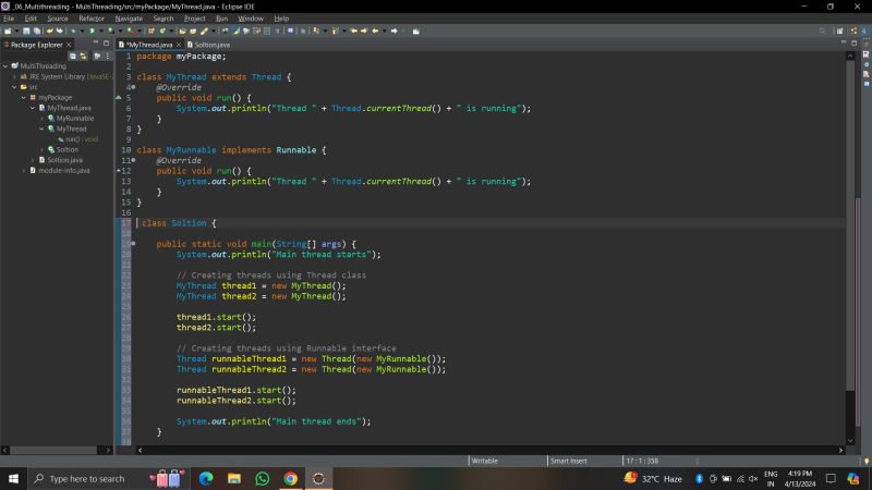 Exploring multithreading in Java | Sagar Lekkalwar posted on the topic ... Exploring multithreading in Java | Sagar Lekkalwar posted on the topic ...