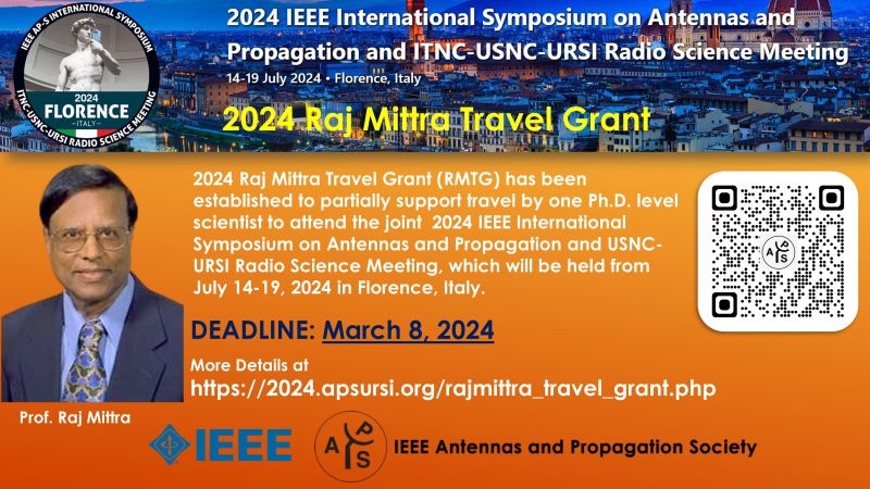 IEEE AP-S Young Professionals on LinkedIn: 2024 Raj Mittra Travel Grant IEEE AP-S Young Professionals on LinkedIn: 2024 Raj Mittra Travel Grant