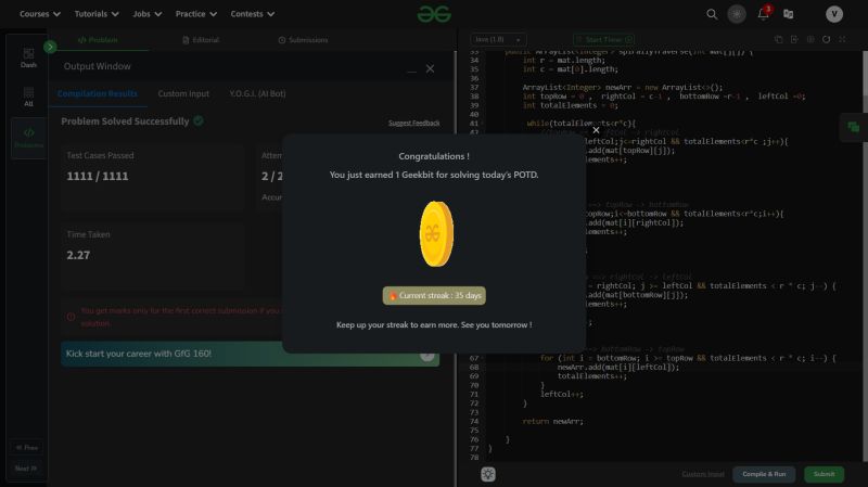 Vicky Gupta on LinkedIn: #dsa #coding #gfg #geekstreak2024 #geekstreak160 Vicky Gupta on LinkedIn: #dsa #coding #gfg #geekstreak2024 #geekstreak160