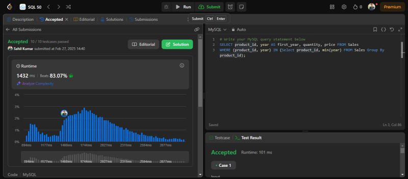 #leetcodechallenge #leetcode #minimum #groupby #productsalesanalysis ... #leetcodechallenge #leetcode #minimum #groupby #productsalesanalysis ...