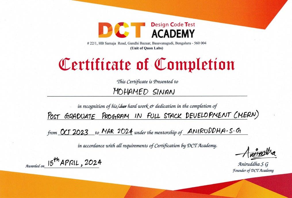 MOHAMED SINAN on LinkedIn: #mern #javascript #reactjs #nodejs # ... MOHAMED SINAN on LinkedIn: #mern #javascript #reactjs #nodejs # ...
