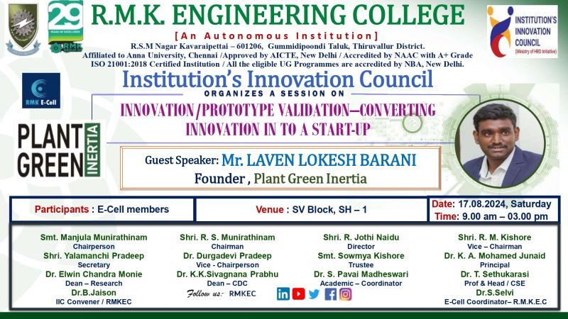 Dr. Jaison B Professor on LinkedIn: Seminar on “Innovation/Prototype ... Dr. Jaison B Professor on LinkedIn: Seminar on “Innovation/Prototype ...