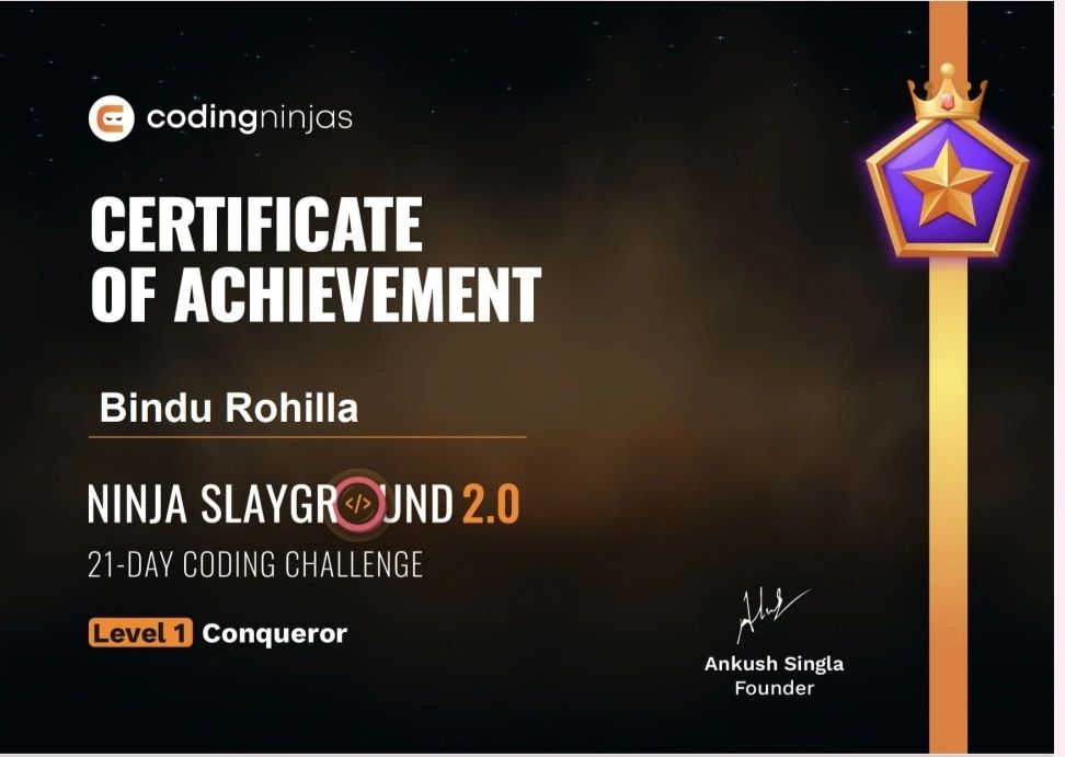 Bindu Rohilla on LinkedIn: #proudmoment #continuouslearning # ... Bindu Rohilla on LinkedIn: #proudmoment #continuouslearning # ...