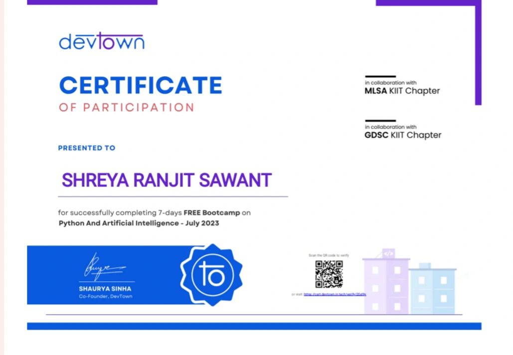 Shreya Sawant on LinkedIn: #devtown Shreya Sawant on LinkedIn: #devtown