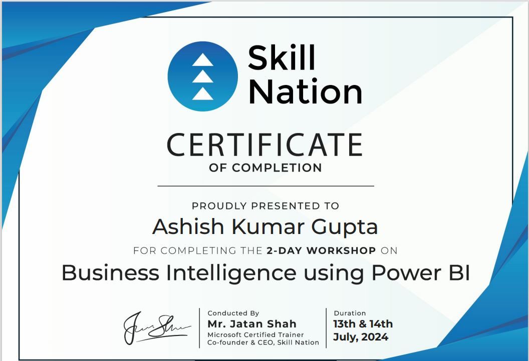 Ashish Kumar Gupta on LinkedIn: #powerbi Ashish Kumar Gupta on LinkedIn: #powerbi