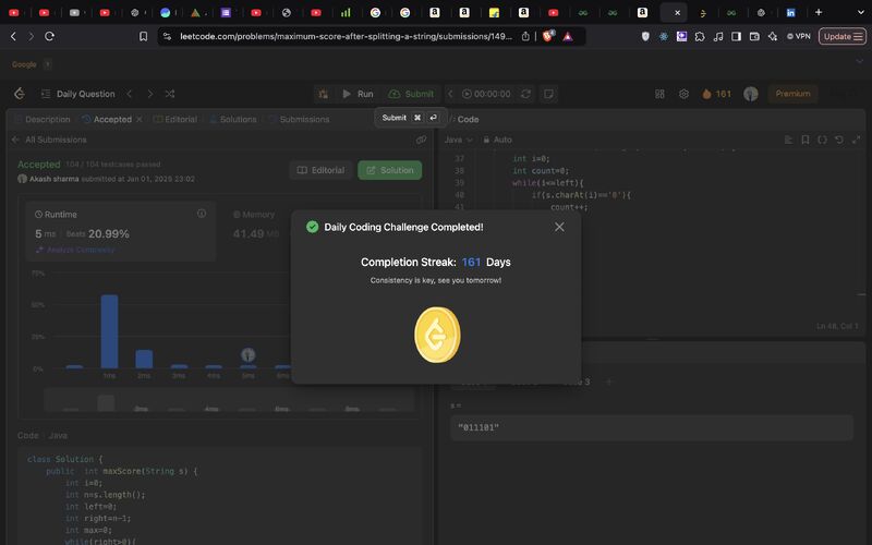 Akash Sharma on LinkedIn: #codingjourney #leetcode #problemsolving # ... Akash Sharma on LinkedIn: #codingjourney #leetcode #problemsolving # ...