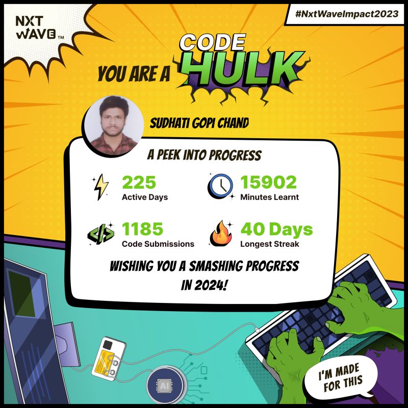 Gopi Chand Sudhati on LinkedIn: #nxtwaveccbp #pythonprogramming # ... Gopi Chand Sudhati on LinkedIn: #nxtwaveccbp #pythonprogramming # ...