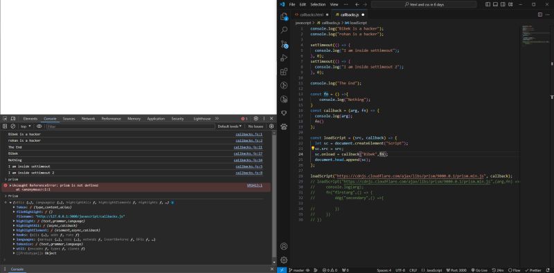 Bibek Panda on LinkedIn: #100daysofcode #javascript #callbacks # ... Bibek Panda on LinkedIn: #100daysofcode #javascript #callbacks # ...