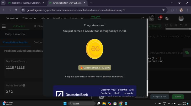 Shivam Mishra on LinkedIn: #100daysofcode #geekstreak2024 #gfgpotd #dsa ... Shivam Mishra on LinkedIn: #100daysofcode #geekstreak2024 #gfgpotd #dsa ...