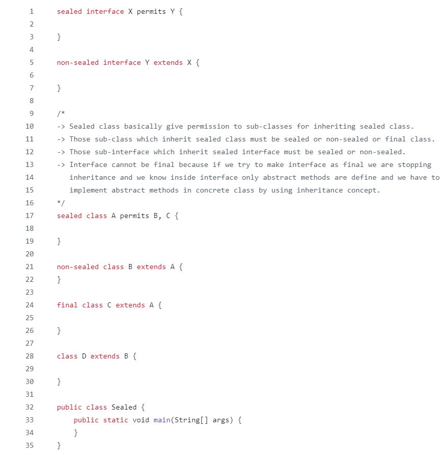 Rishabh Gupta on LinkedIn: #java #sealedclasses #programming #tech # ... Rishabh Gupta on LinkedIn: #java #sealedclasses #programming #tech # ...