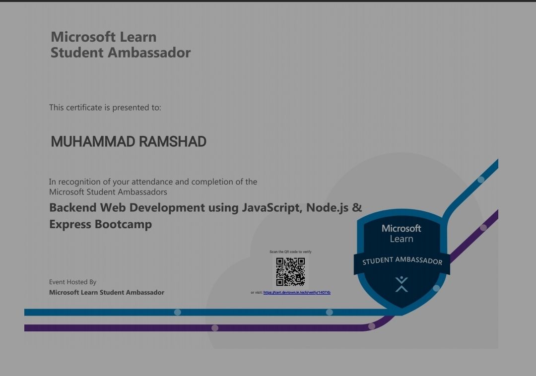 Muhammad Ramshad on LinkedIn: #webdevelopment #share #devtown #backend ... Muhammad Ramshad on LinkedIn: #webdevelopment #share #devtown #backend ...
