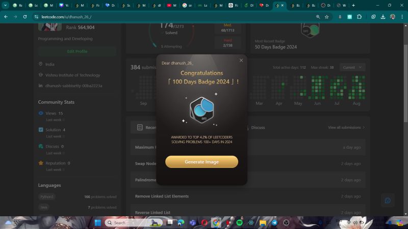 Dhanush Sabbisetty on LinkedIn: #leetcode #python #codingjourney ... Dhanush Sabbisetty on LinkedIn: #leetcode #python #codingjourney ...