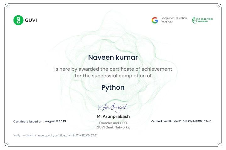 Naveenkumar Arumugam on LinkedIn: #professionalgrowth #learningjourney ... Naveenkumar Arumugam on LinkedIn: #professionalgrowth #learningjourney ...