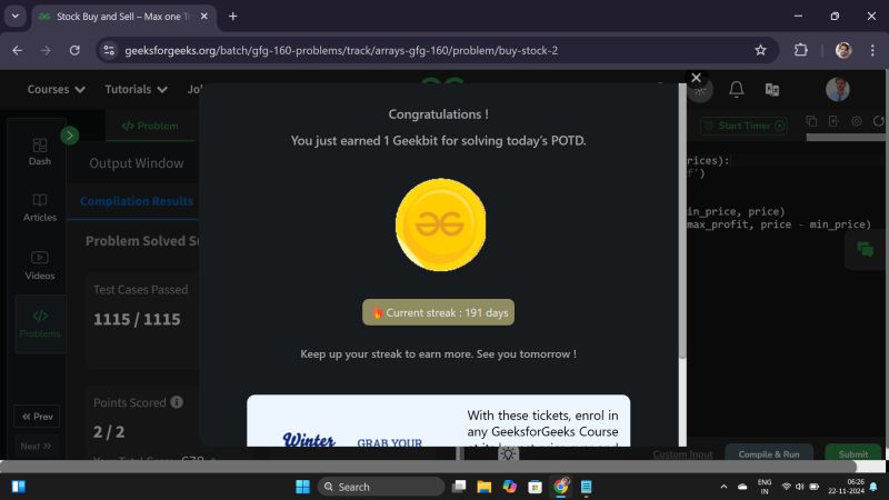 Shivam Mishra on LinkedIn: #gfg160 #geekstreak2024 #dsa #neverstopcoding Shivam Mishra on LinkedIn: #gfg160 #geekstreak2024 #dsa #neverstopcoding