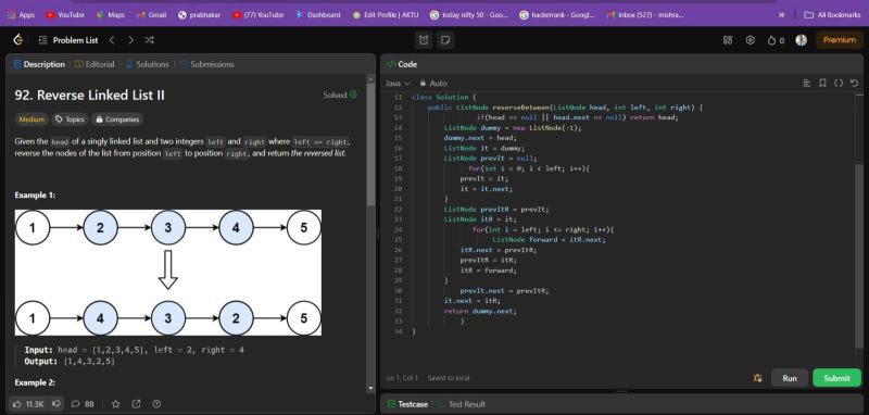Prabhakar Mishra on LinkedIn: #leetcode #dsa #java Prabhakar Mishra on LinkedIn: #leetcode #dsa #java