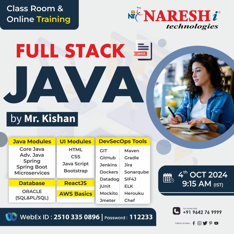 Naresh i Technologies on LinkedIn: #java #fullstackjava # ... Naresh i Technologies on LinkedIn: #java #fullstackjava # ...