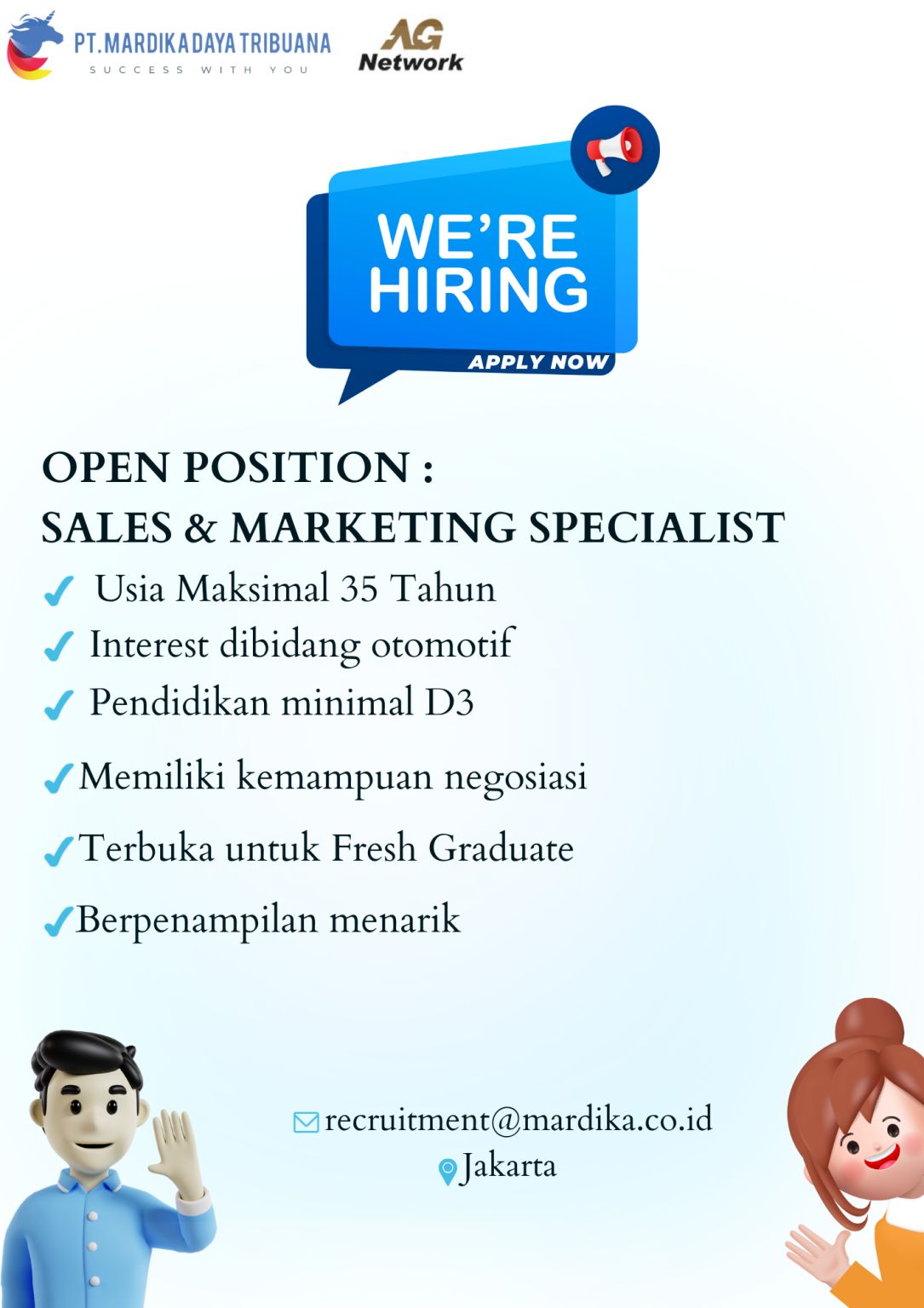 Mardika Daya Tribuana (Artha Graha Network) posted on LinkedIn Mardika Daya Tribuana (Artha Graha Network) posted on LinkedIn