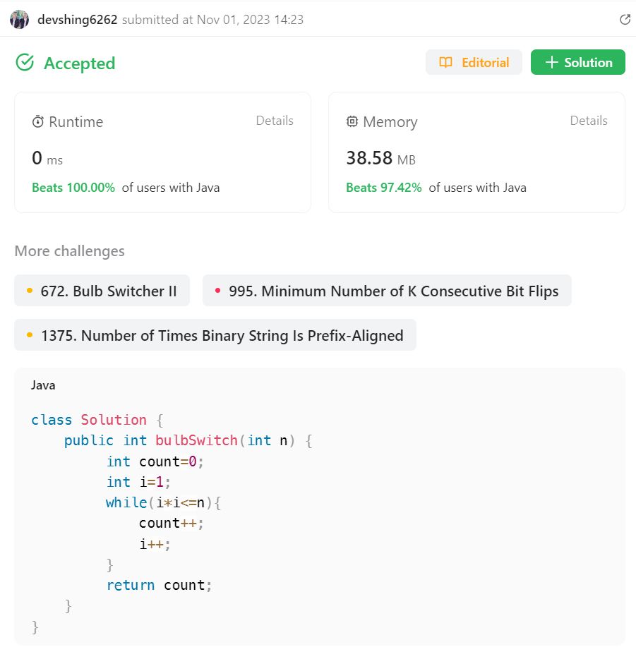 Dev Singh Kushwah on LinkedIn: #leetcode #150daysofcodechallenge # ... Dev Singh Kushwah on LinkedIn: #leetcode #150daysofcodechallenge # ...