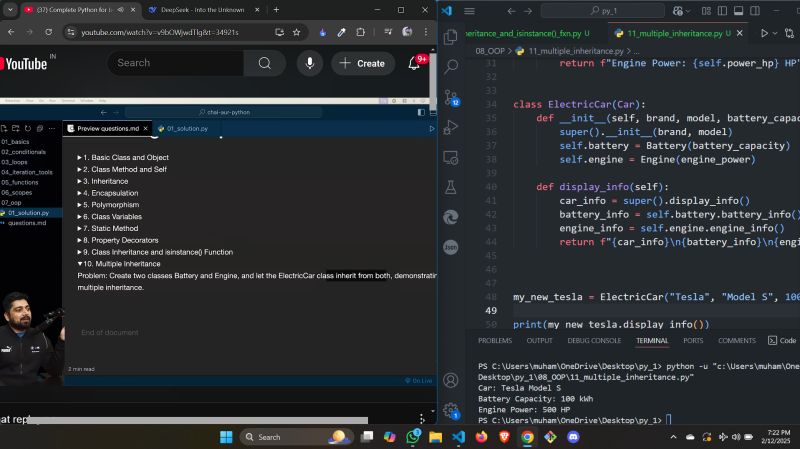 #python #oop #learninginpublic #softwaredevelopment #coding… | Faisal M. #python #oop #learninginpublic #softwaredevelopment #coding… | Faisal M.