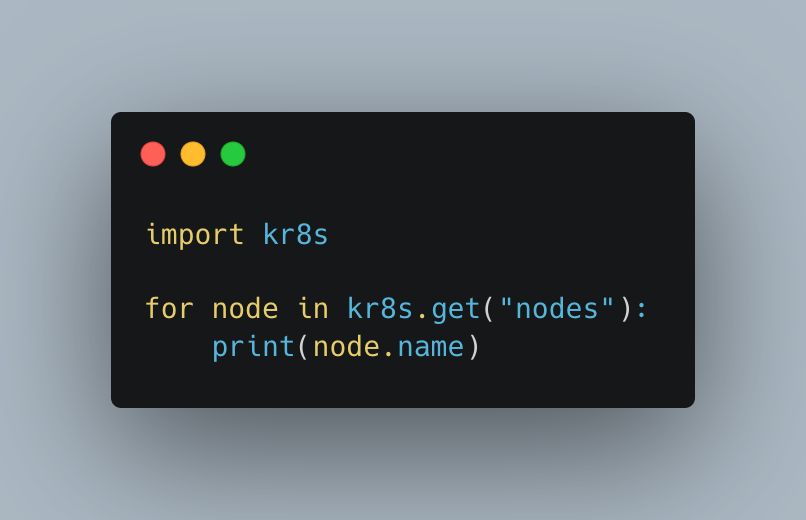 kr8s: a Python client library for Kubernetes | DevOps Radar posted on ... kr8s: a Python client library for Kubernetes | DevOps Radar posted on ...