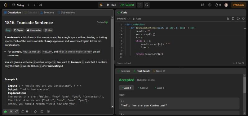 Aishwarya V Gandhi on LinkedIn: #leetcode #python #strings # ... Aishwarya V Gandhi on LinkedIn: #leetcode #python #strings # ...