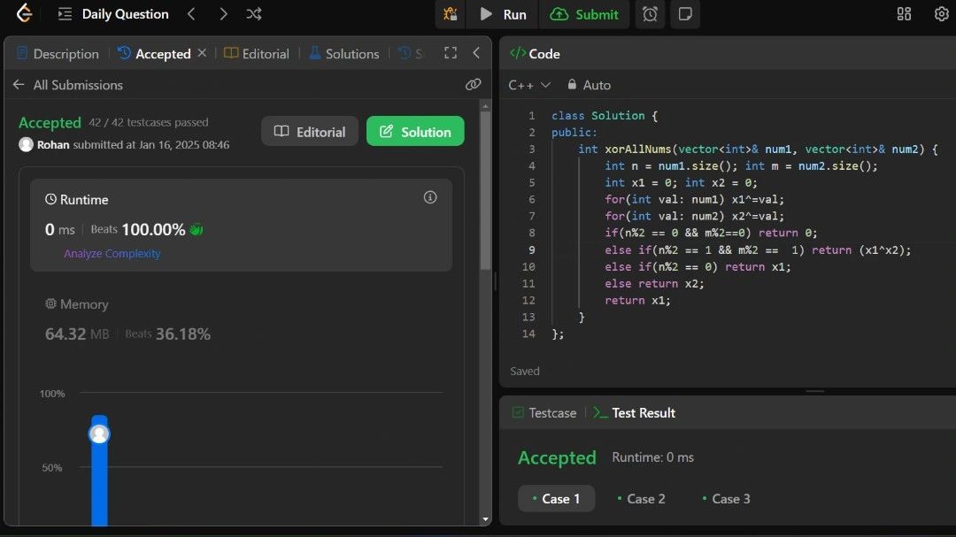 Rohan Birgonda on LinkedIn: #c #leetcode #codingchallenge #bitmanipulation Rohan Birgonda on LinkedIn: #c #leetcode #codingchallenge #bitmanipulation