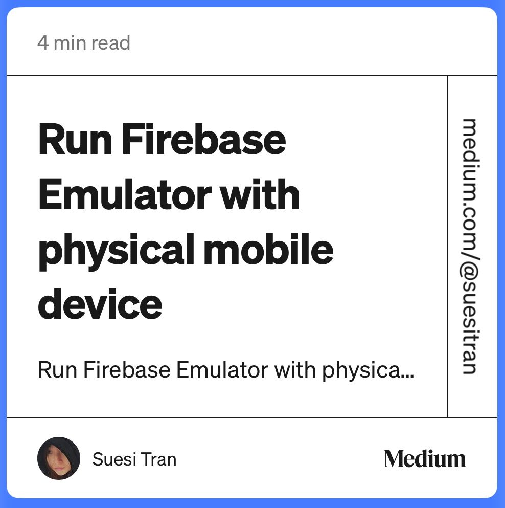 #firebase #flutter #mobiledevelopment #debugging | Suesi Tran #firebase #flutter #mobiledevelopment #debugging | Suesi Tran