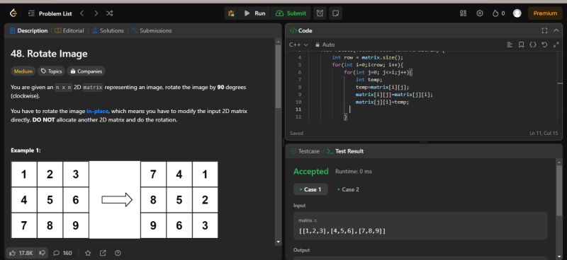 Pavan Kumar on LinkedIn: #leetcode #coding #programming #matrix # ... Pavan Kumar on LinkedIn: #leetcode #coding #programming #matrix # ...