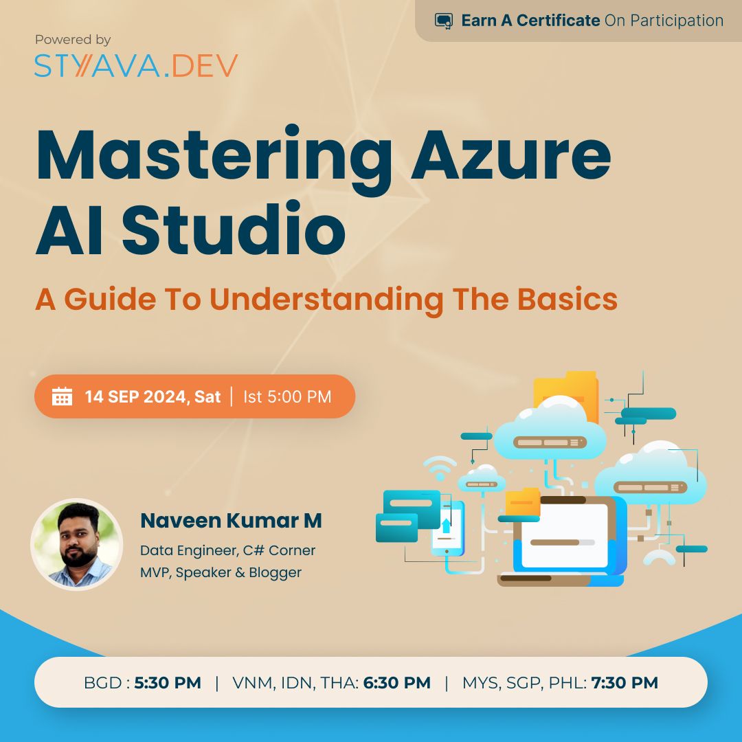 STYAVA.DEV on LinkedIn: #azure #ai #azureaistudio #techevent # ... STYAVA.DEV on LinkedIn: #azure #ai #azureaistudio #techevent # ...