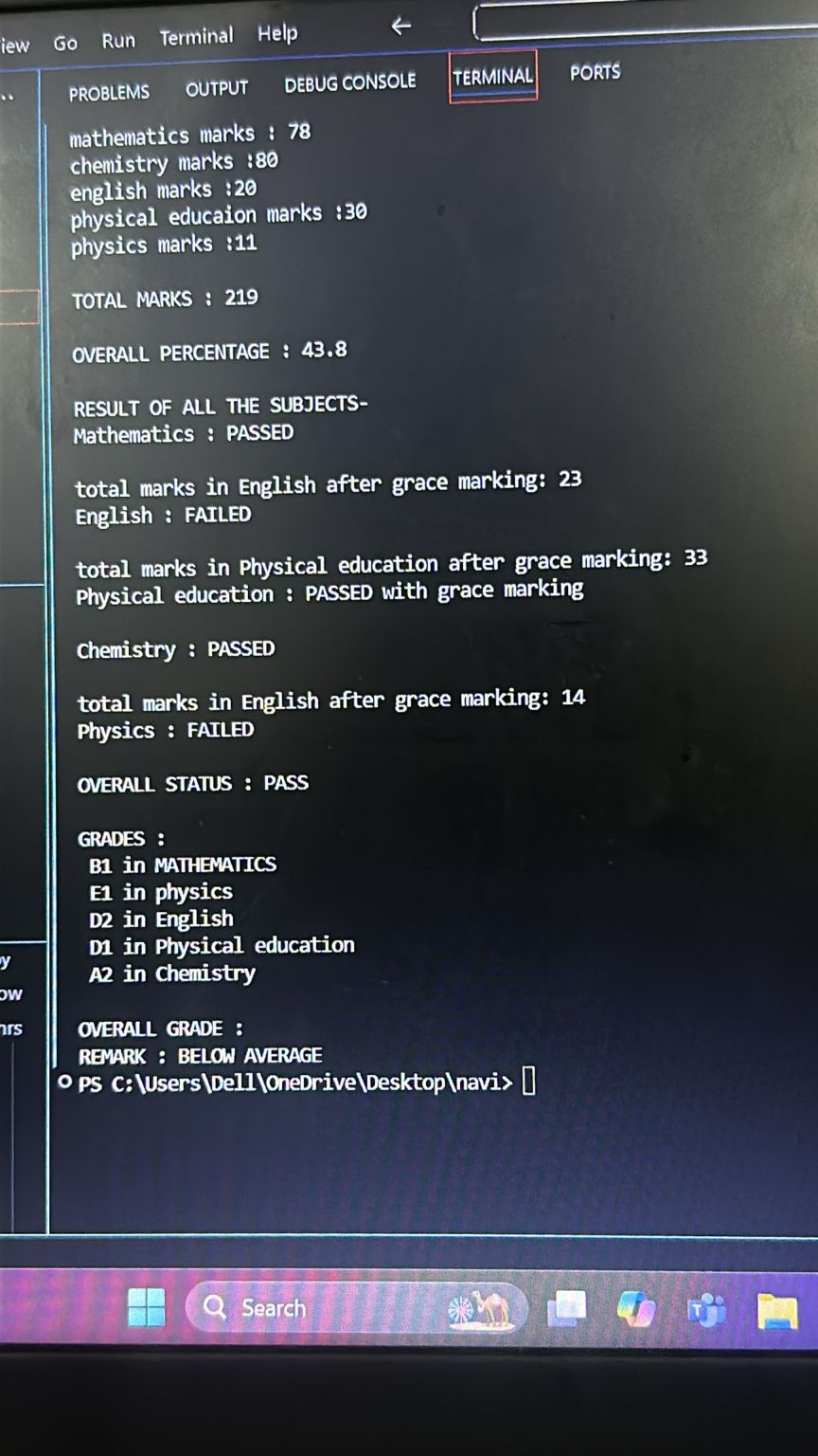 NAVI singh on LinkedIn: #python #firstproject #learningtocode NAVI singh on LinkedIn: #python #firstproject #learningtocode