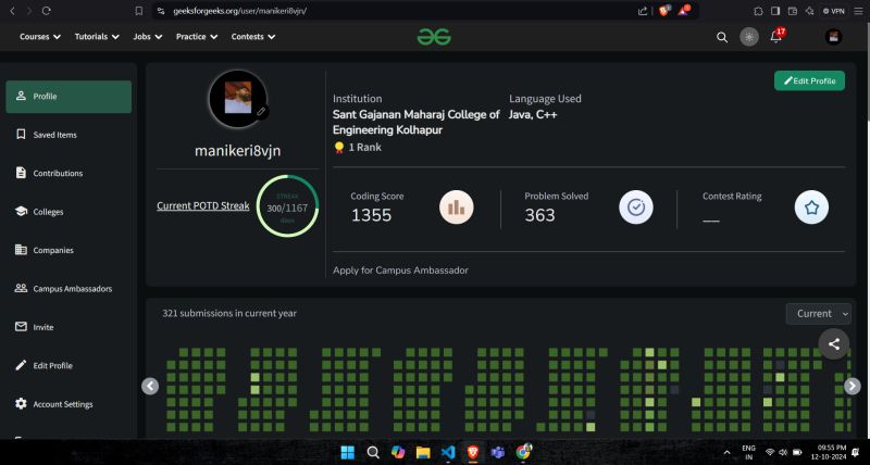Saurabh Manikeri on LinkedIn: #consistency #dsa #codingjourney # ... Saurabh Manikeri on LinkedIn: #consistency #dsa #codingjourney # ...