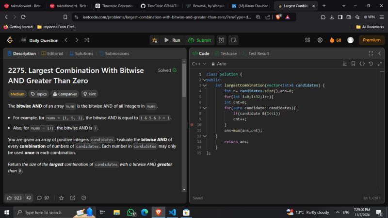 Karan Chauhan on LinkedIn: Today's Leetcode question is done! Karan Chauhan on LinkedIn: Today's Leetcode question is done!