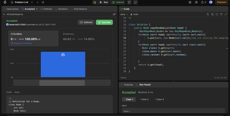 Day13 of problem solving on linkedlist | Akash Rai posted on the topic ... Day13 of problem solving on linkedlist | Akash Rai posted on the topic ...
