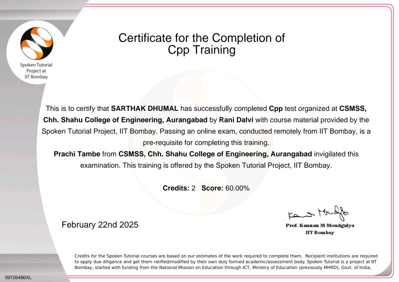 #cpp #programming #certification #iitbombay #learning # ... #cpp #programming #certification #iitbombay #learning # ...