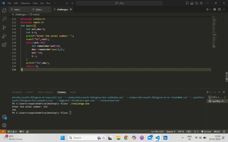 Roopasree Challa on LinkedIn: #challenge #codingprogress #100daysofcode ... Roopasree Challa on LinkedIn: #challenge #codingprogress #100daysofcode ...
