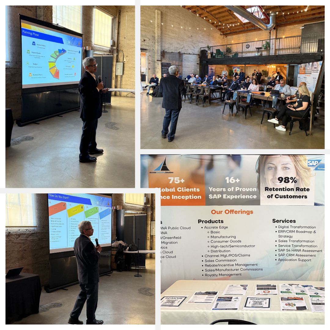 Accrete Consulting Solutions on LinkedIn: #asug #sapcommunity # ... Accrete Consulting Solutions on LinkedIn: #asug #sapcommunity # ...