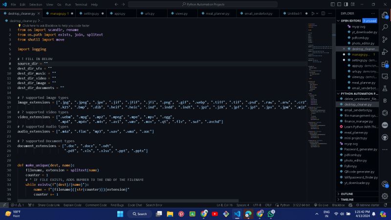 Ananya Baghel on LinkedIn: #python #automation #coding #softwareengineering Ananya Baghel on LinkedIn: #python #automation #coding #softwareengineering