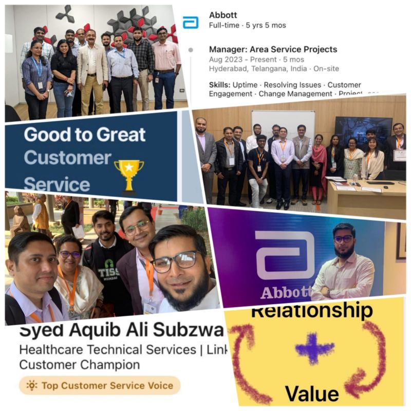 Syed Aquib Ali Subzwari on LinkedIn: #customerexperience #abbottproud # ... Syed Aquib Ali Subzwari on LinkedIn: #customerexperience #abbottproud # ...