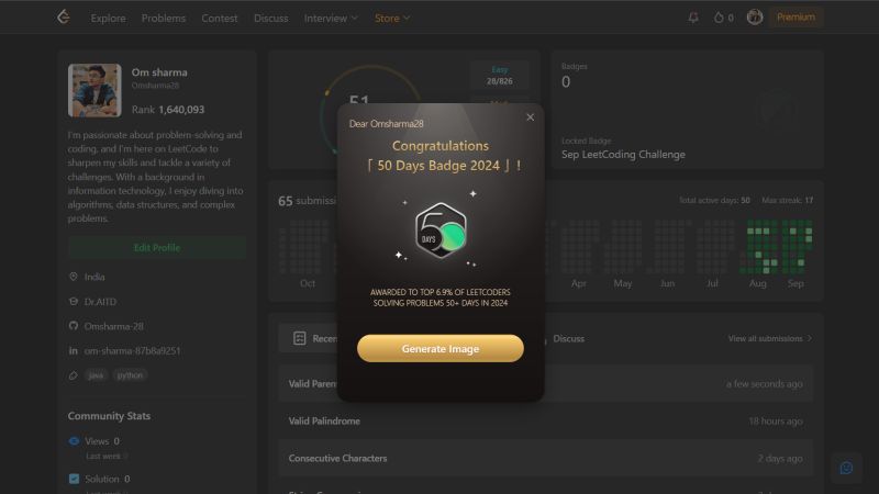 Om Sharma on LinkedIn: #leetcode #java #codingchallenge # ... Om Sharma on LinkedIn: #leetcode #java #codingchallenge # ...