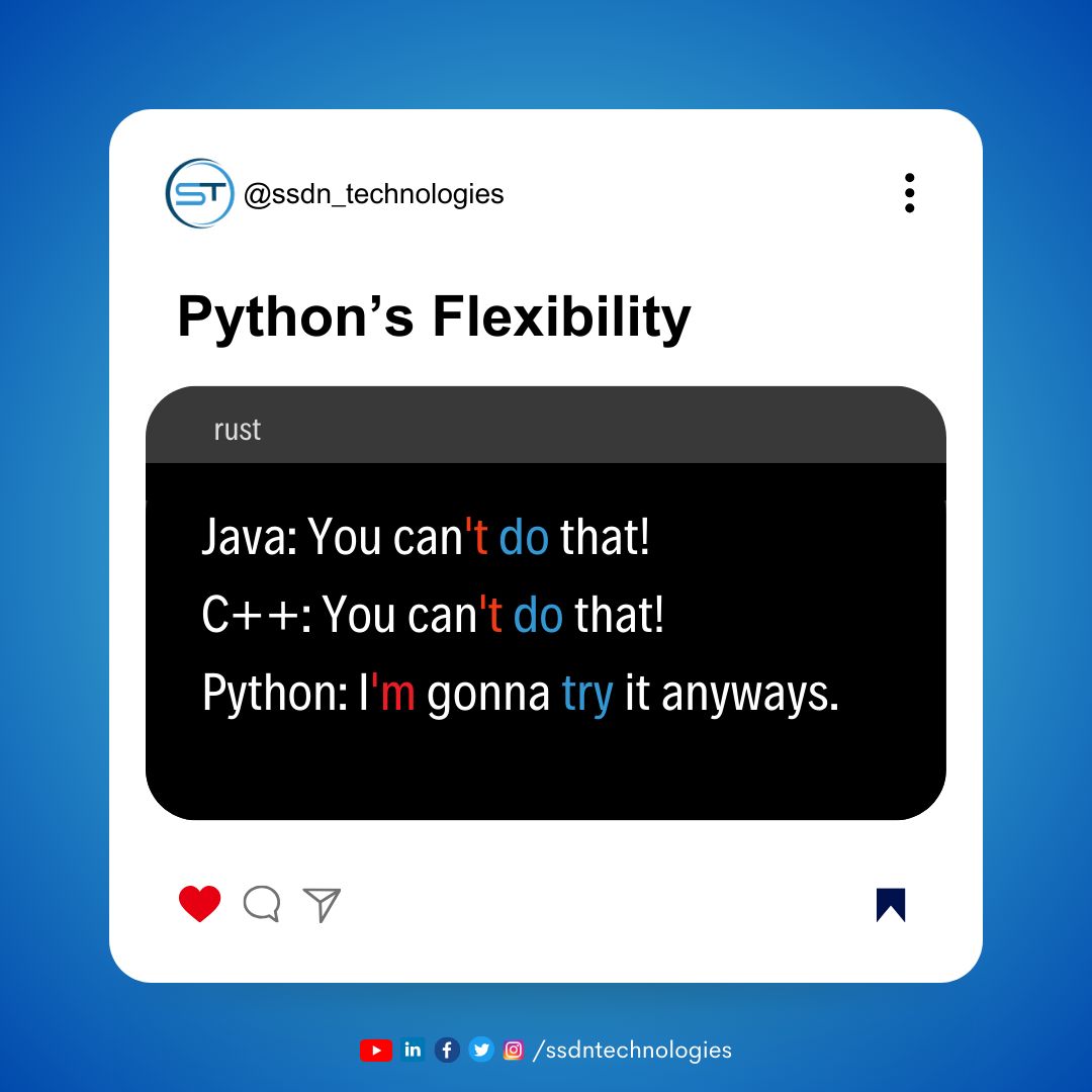 How Python breaks boundaries with Java and C++ | SSDN Technologies ... How Python breaks boundaries with Java and C++ | SSDN Technologies ...