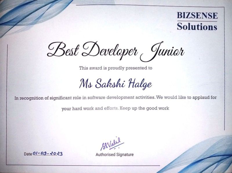 Sakshi Halge on LinkedIn: #gratitude #team #developer #careergrowth ... Sakshi Halge on LinkedIn: #gratitude #team #developer #careergrowth ...