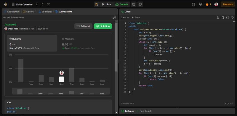 Day 63 of #leetcode journey: solved 1 question | Utsav Maji posted on ... Day 63 of #leetcode journey: solved 1 question | Utsav Maji posted on ...