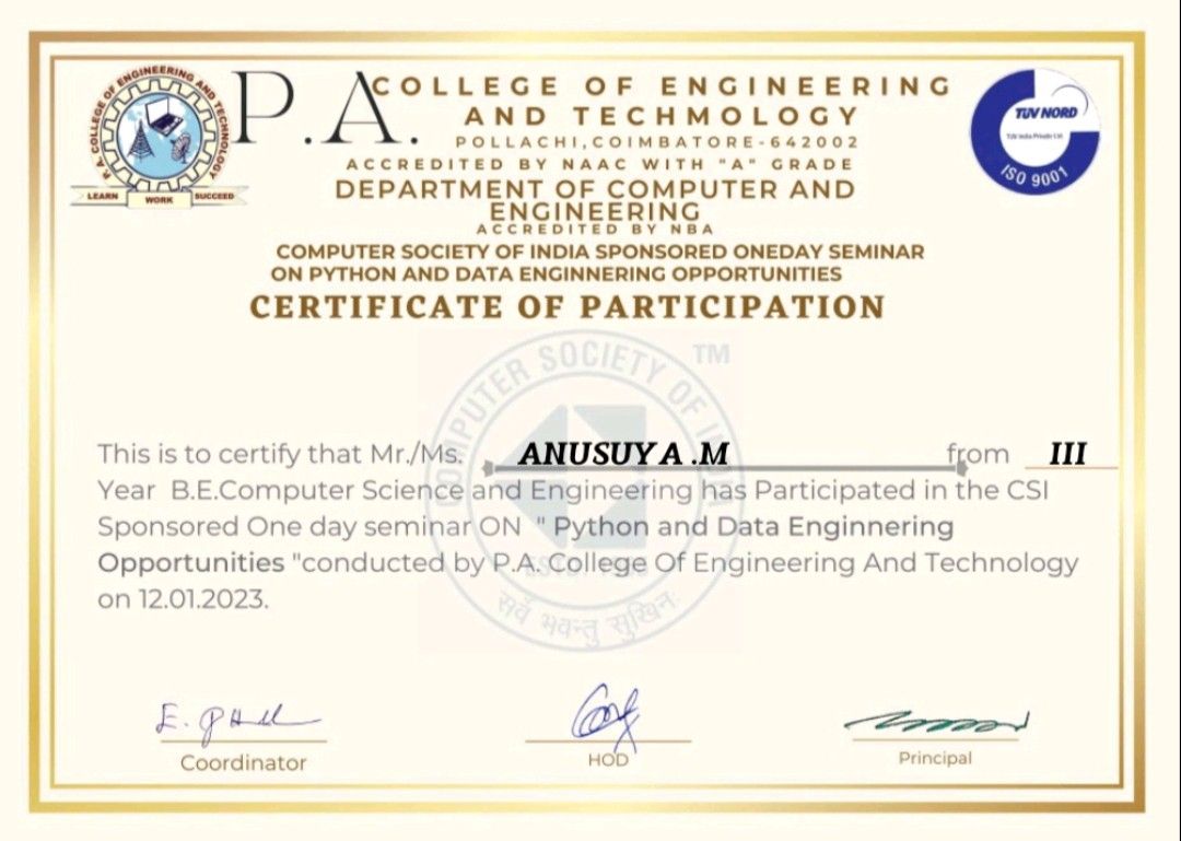 Anusuya Marimuthu posted on LinkedIn Anusuya Marimuthu posted on LinkedIn