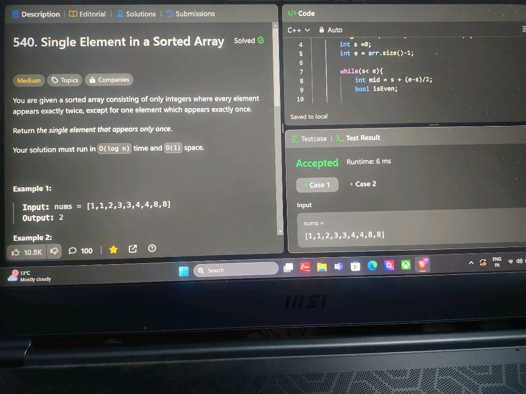 Completing two challenging coding challenges on LeetCode | Harsh Kumar ... Completing two challenging coding challenges on LeetCode | Harsh Kumar ...